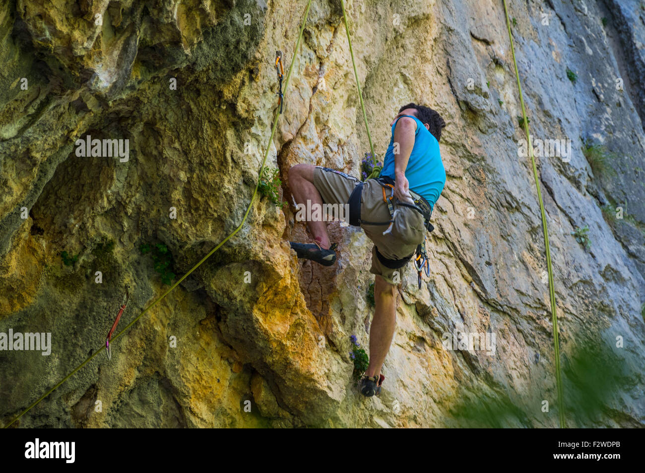 National park Paklenica, most famous place in Croatia for rock climbing ...