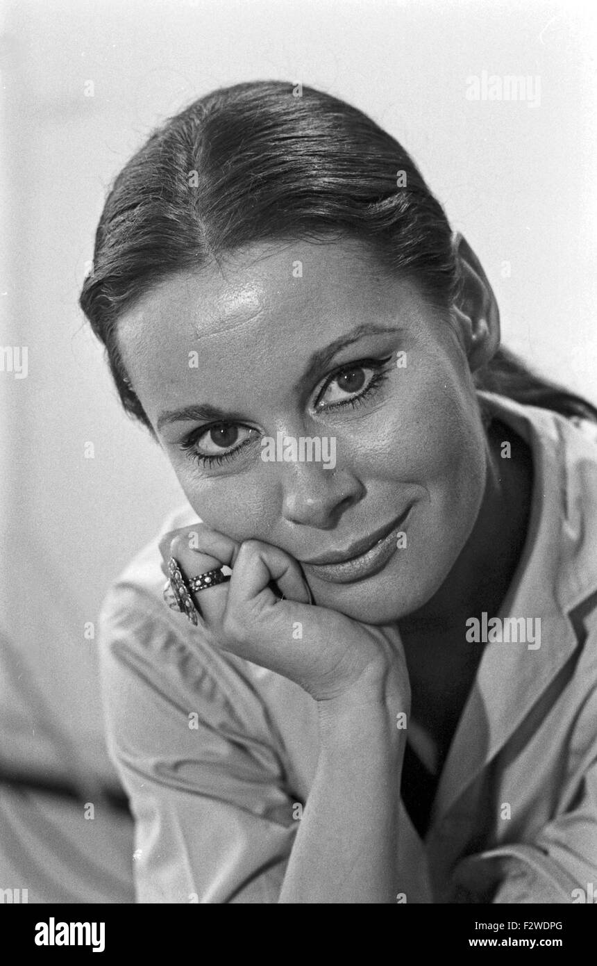 Deutsche Schauspielerin Evelyn Gressmann, Deutschland 1960er Jahre ...