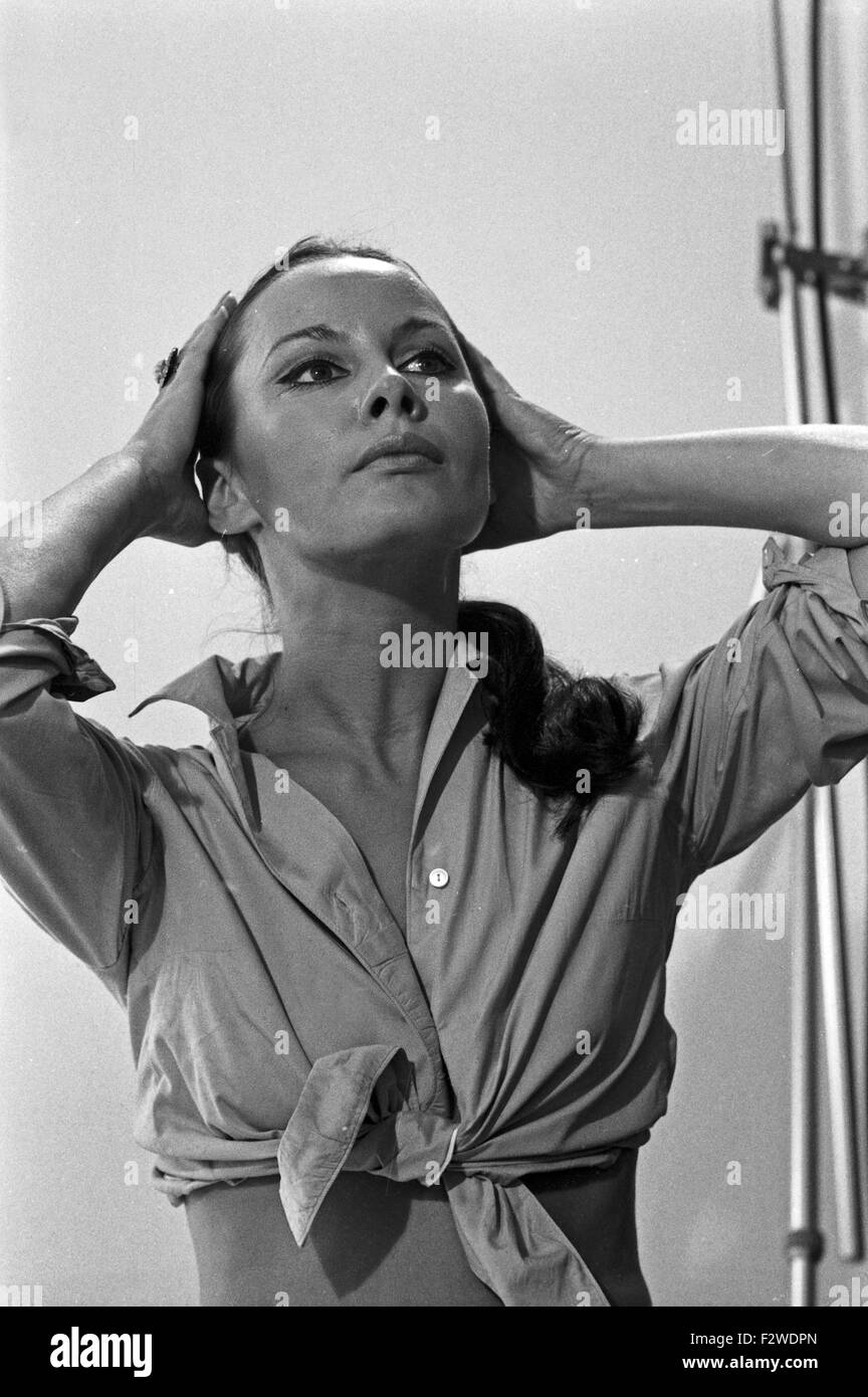 Deutsche Schauspielerin Evelyn Gressmann, Deutschland 1960er Jahre ...