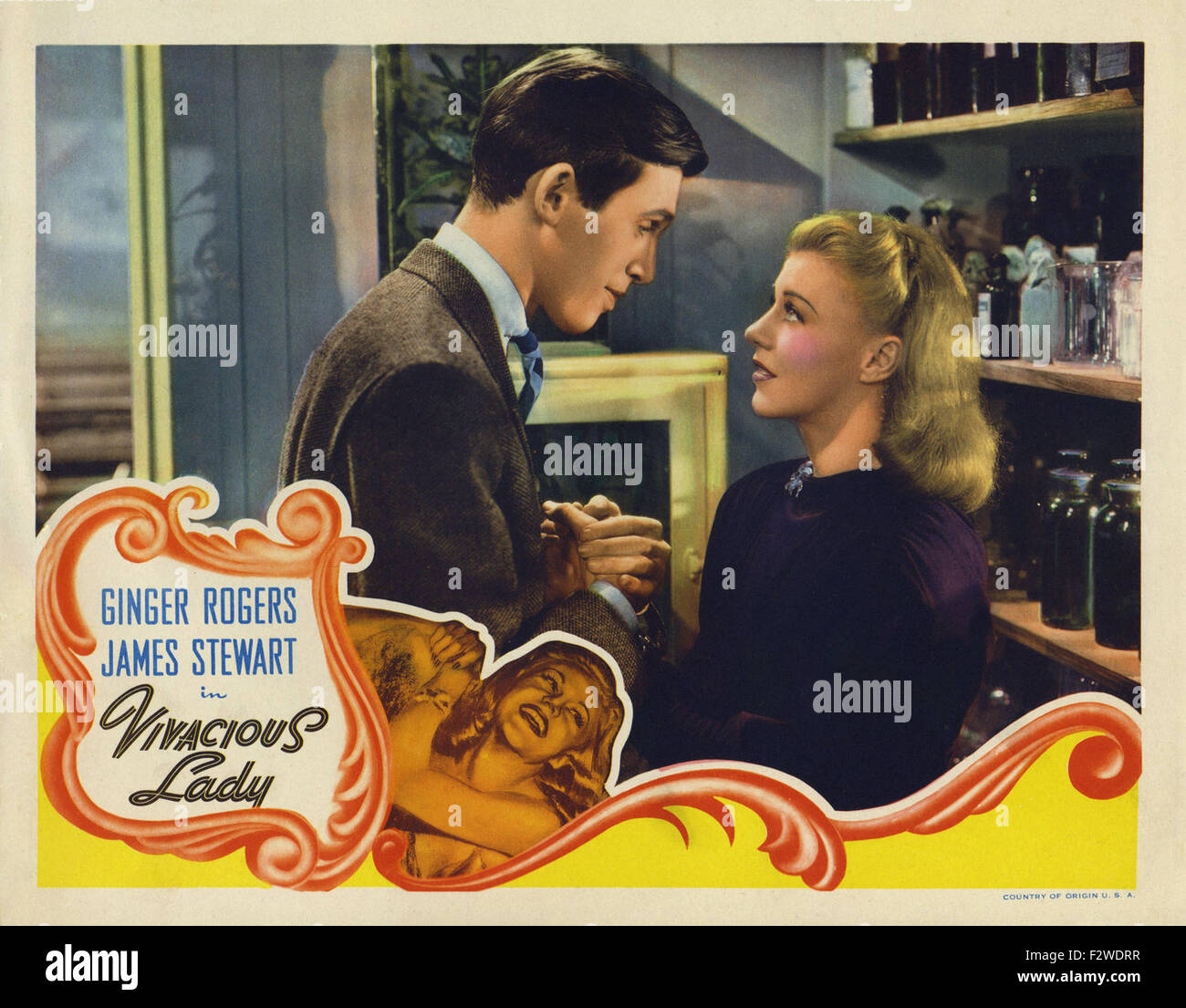 Vivacious Lady - Movie Poster Stock Photo - Alamy