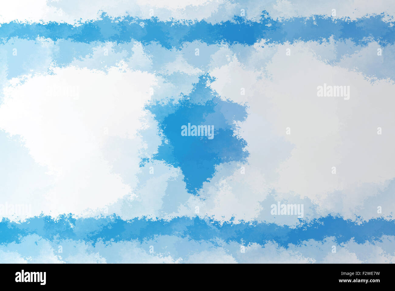 Israeli flag illustration hi-res stock photography and images - Alamy