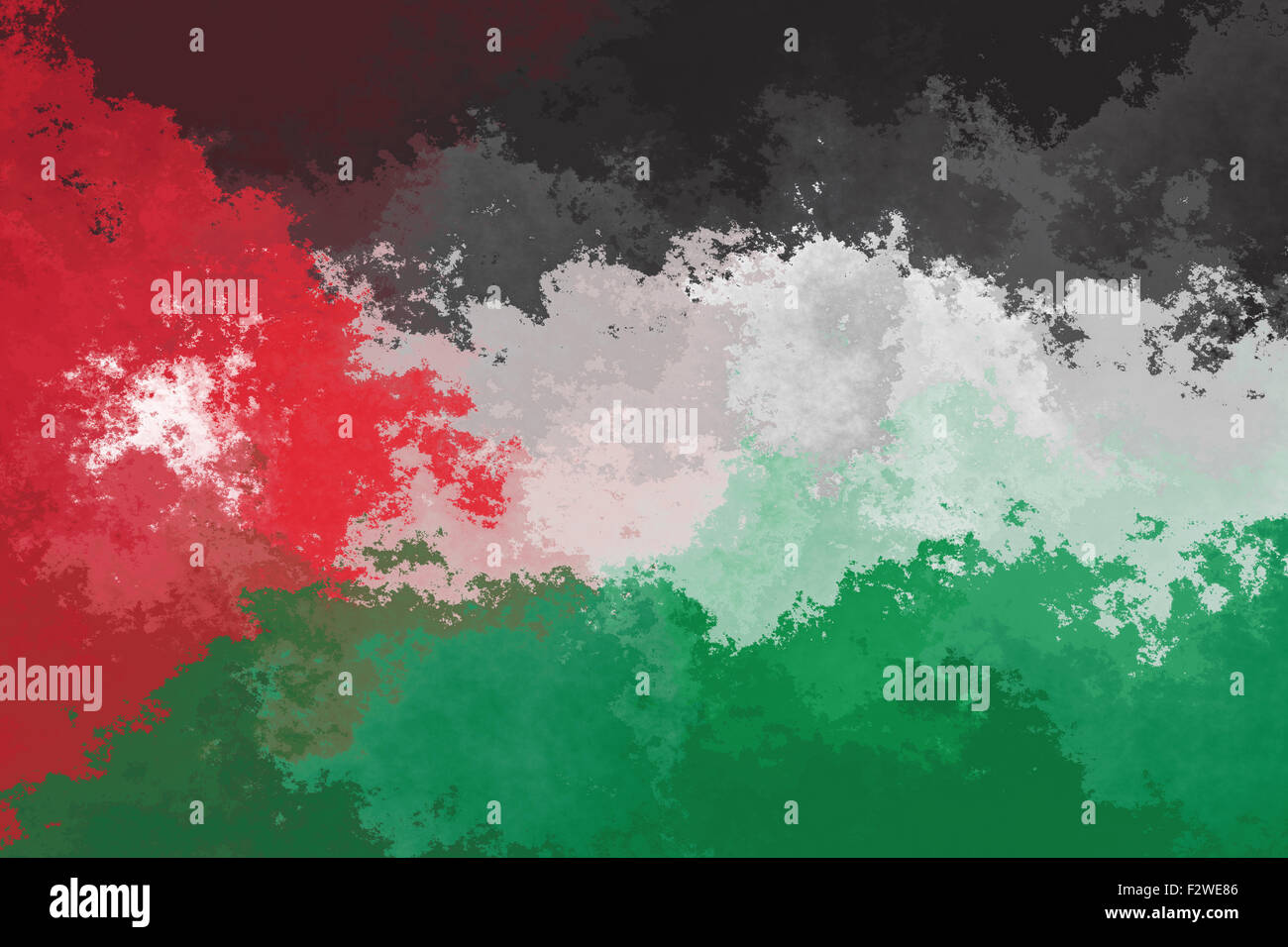 Jordanian national flag hi-res stock photography and images - Alamy