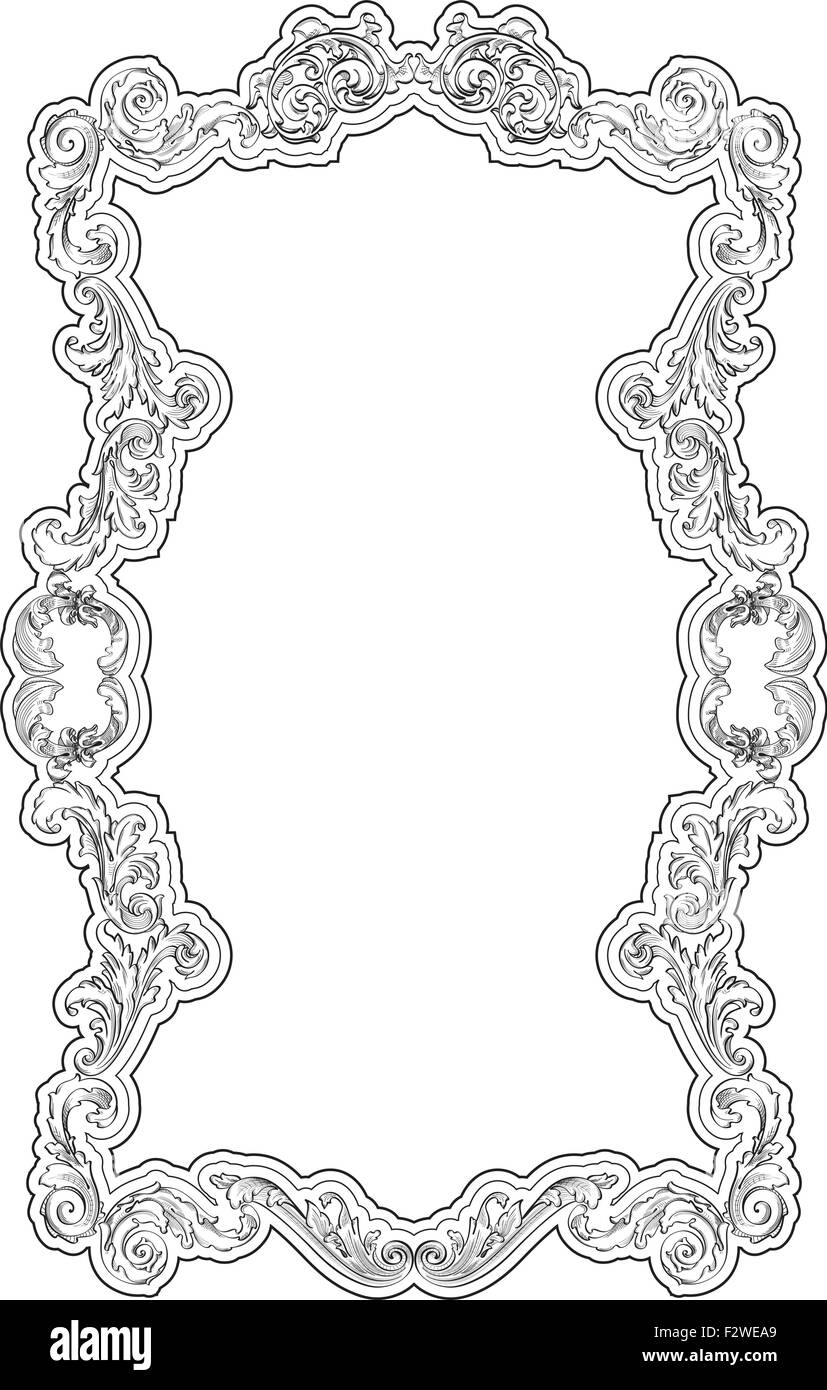 Renaissance retro Black and White Stock Photos & Images - Alamy