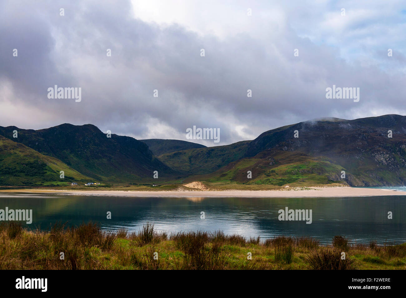 Rural Ireland landscape Maghera near Ardara, County Donegal Stock Photo ...