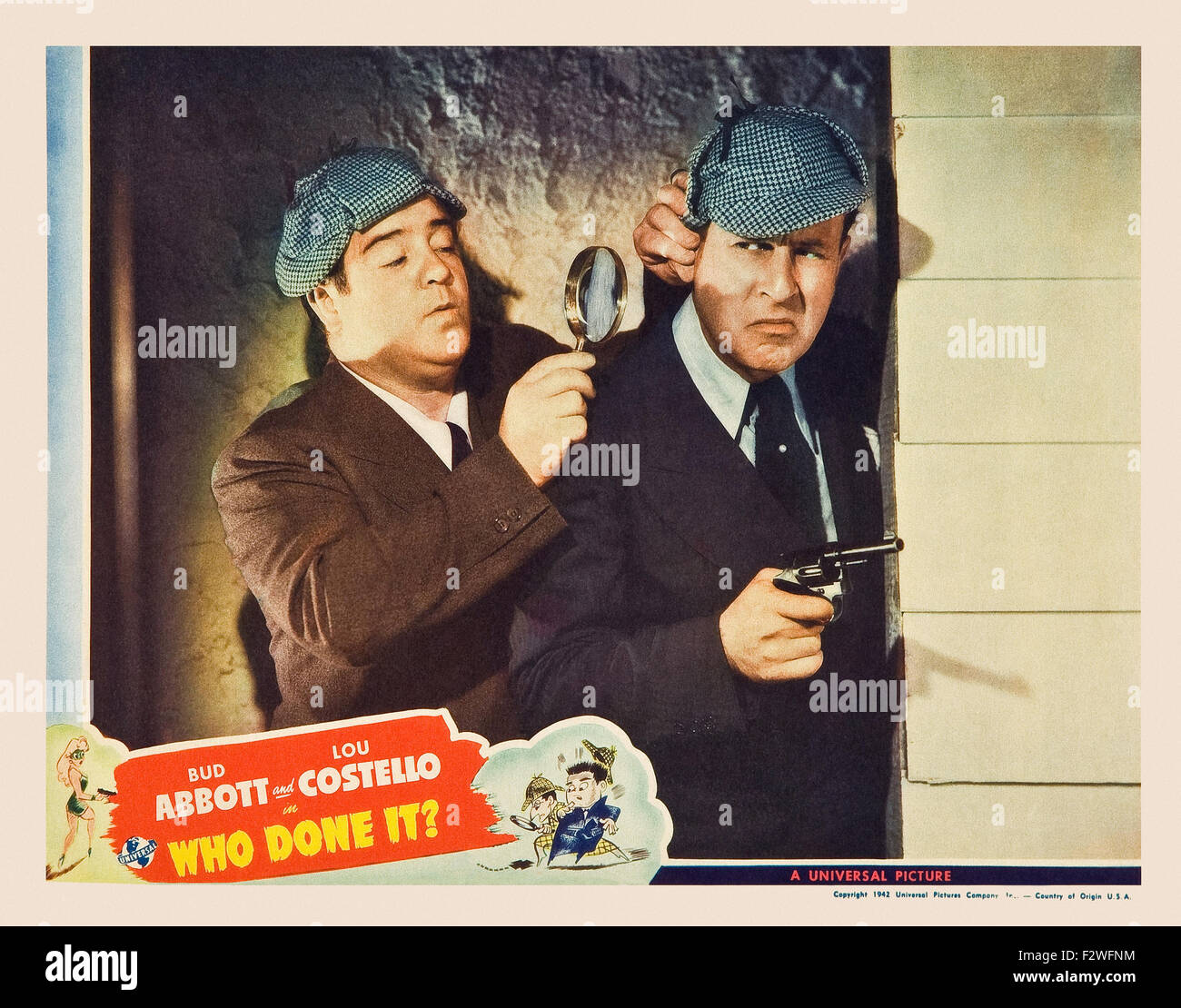 Who Done It (1942) - Movie Poster Stock Photo - Alamy
