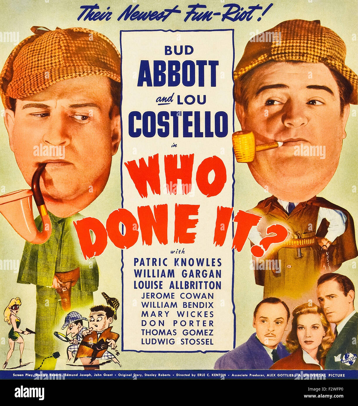 Who Done It (1942) - Movie Poster Stock Photo - Alamy