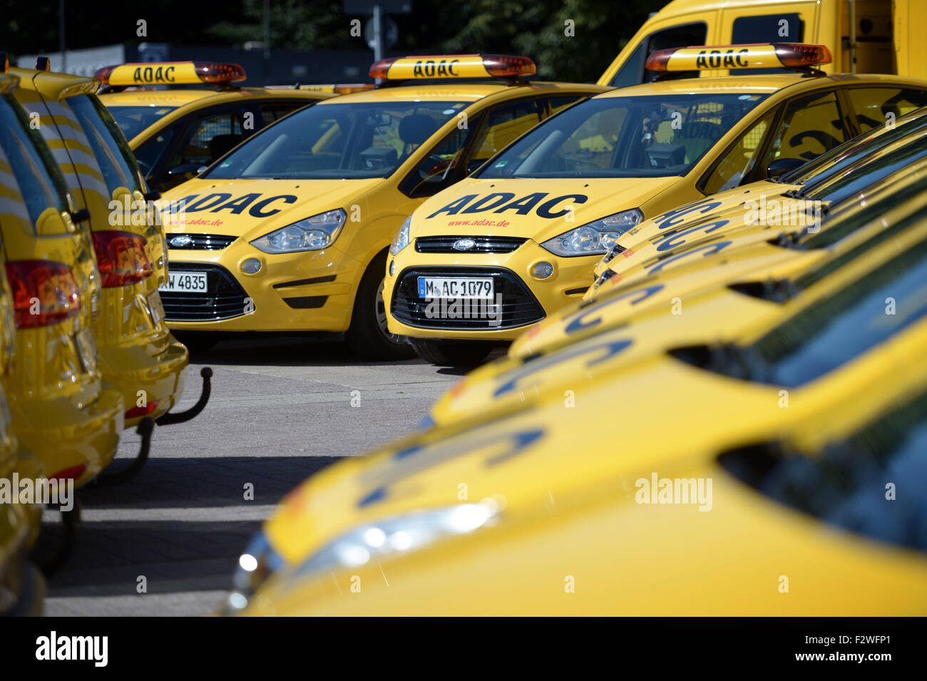 01.07.2015, Berlin, Berlin, Germany - ADAC vehicles at an event in ...
