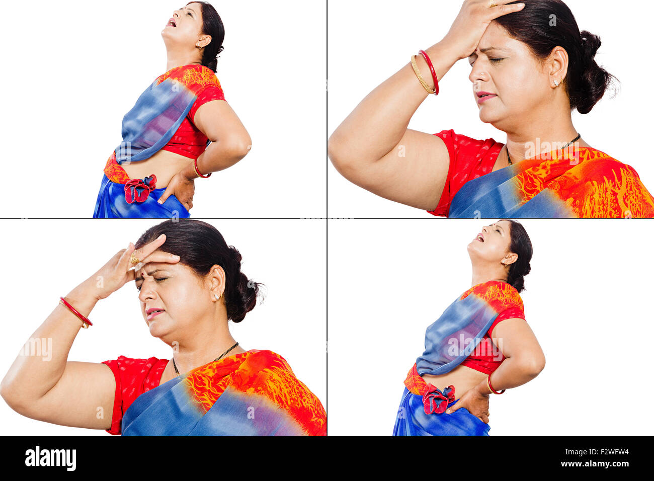 Pain expression comparison hi-res stock photography and images - Alamy