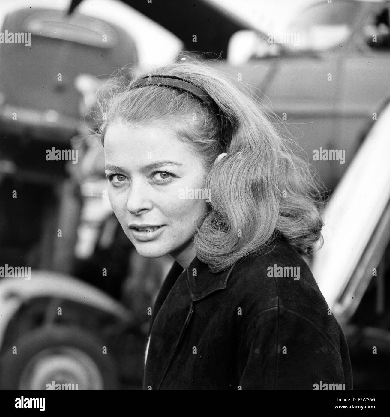 Deutsche Schauspielerin Eva Christian, Deutschland 1960er Jahre. German ...