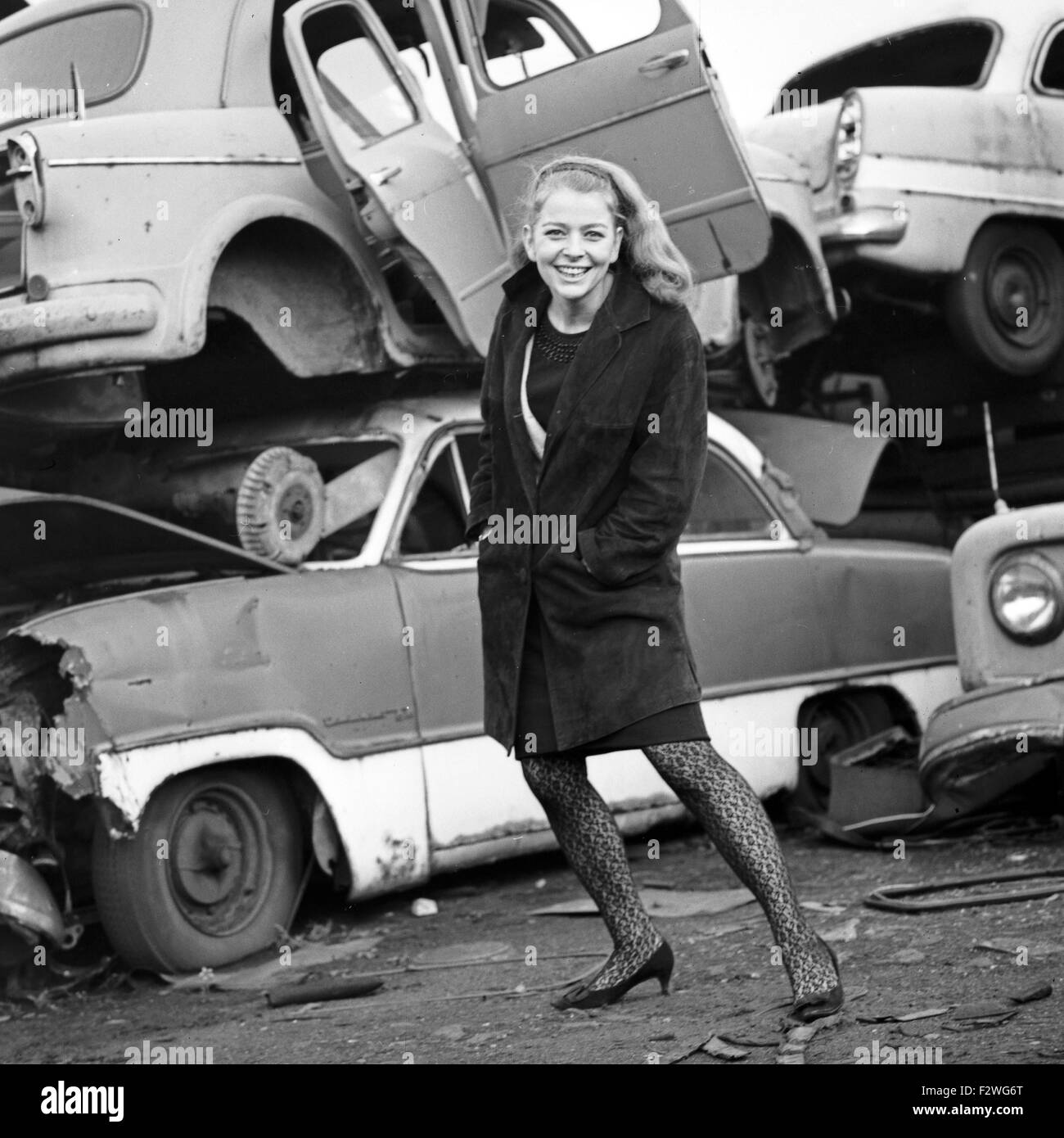 Deutsche Schauspielerin Eva Christian, Deutschland 1960er Jahre. German ...