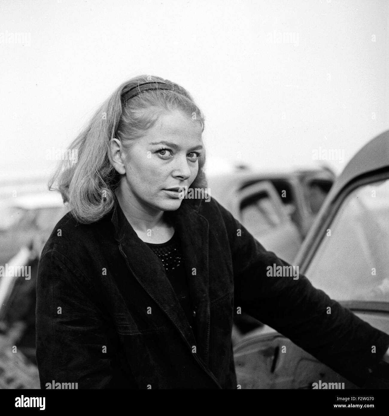 Deutsche Schauspielerin Eva Christian, Deutschland 1960er Jahre. German ...