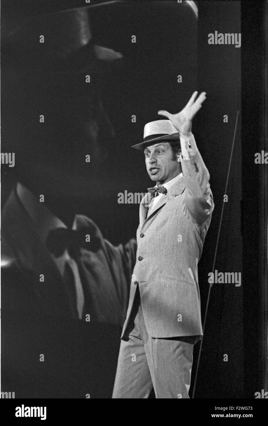 Cesar bei einem Auftritt in Hamburg, Deutschland 1960er Jahre. Cesar ...