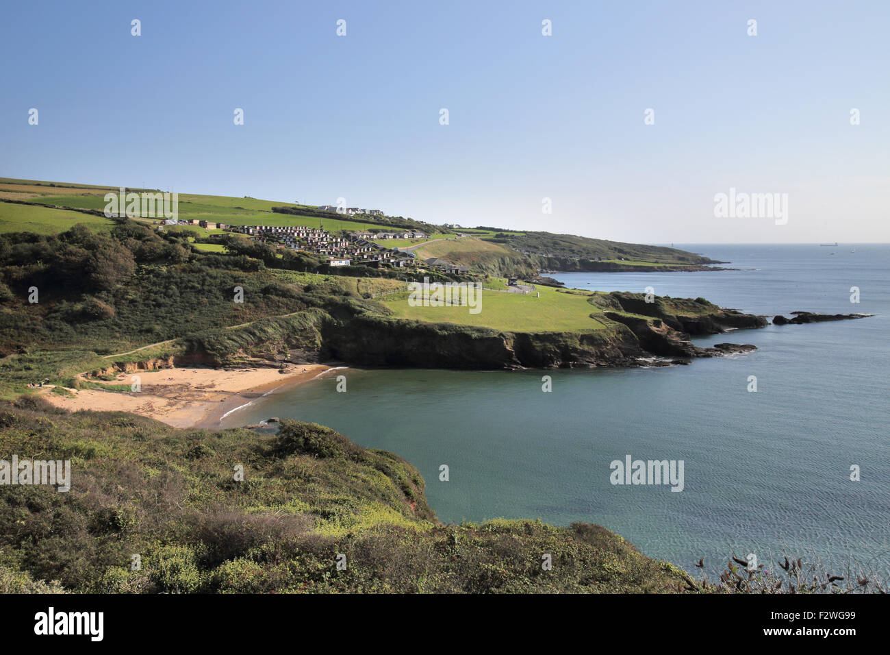 bovisand beach south devon Stock Photo - Alamy