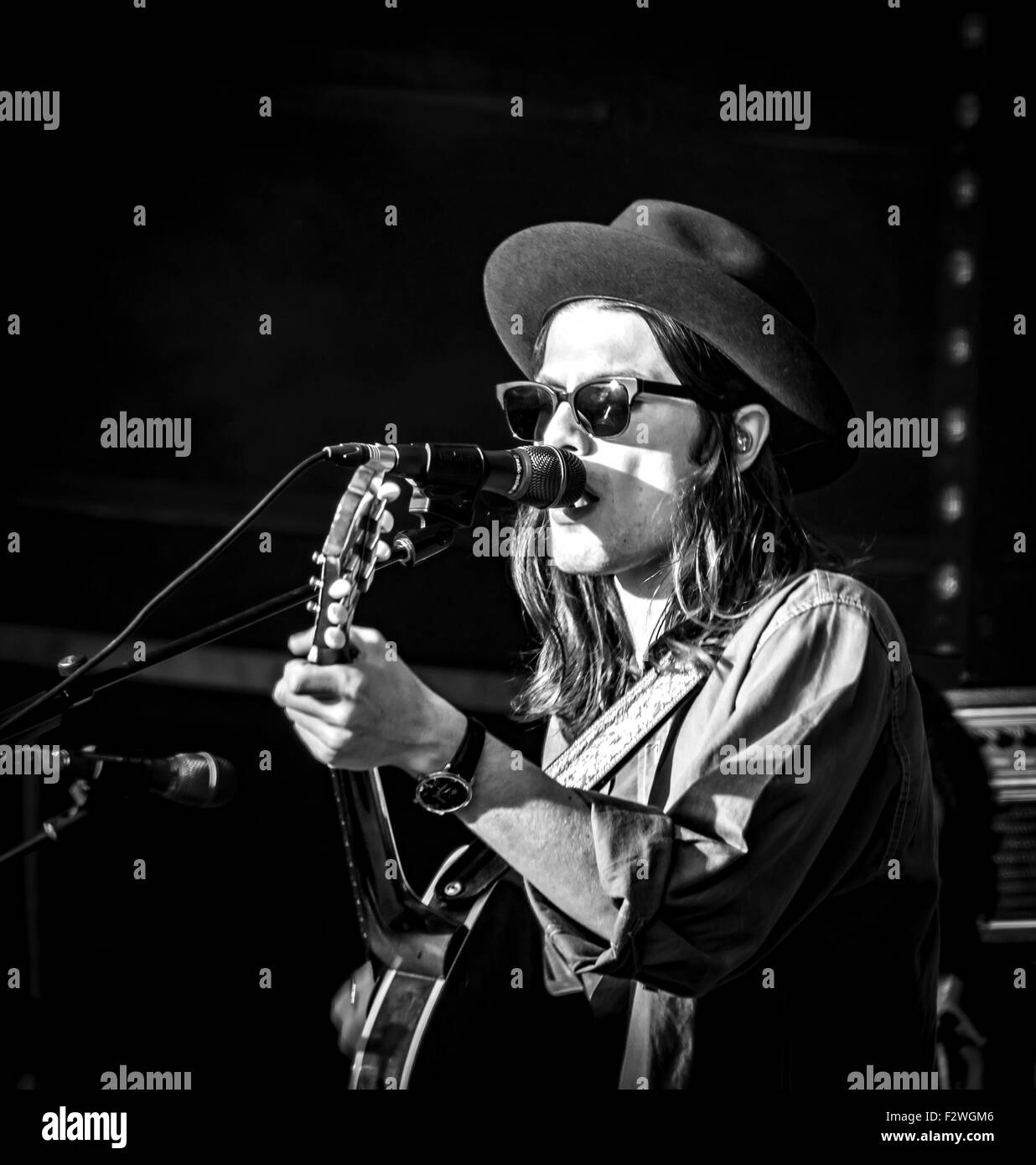 James Bay performing at Festival No.6, Portmeirion, Gwynedd, Wales, UK ...