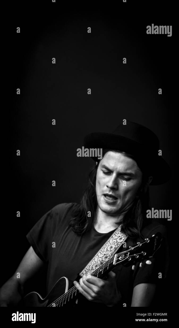 James Bay performing at Festival No.6, Portmeirion, Gwynedd, Wales, UK ...
