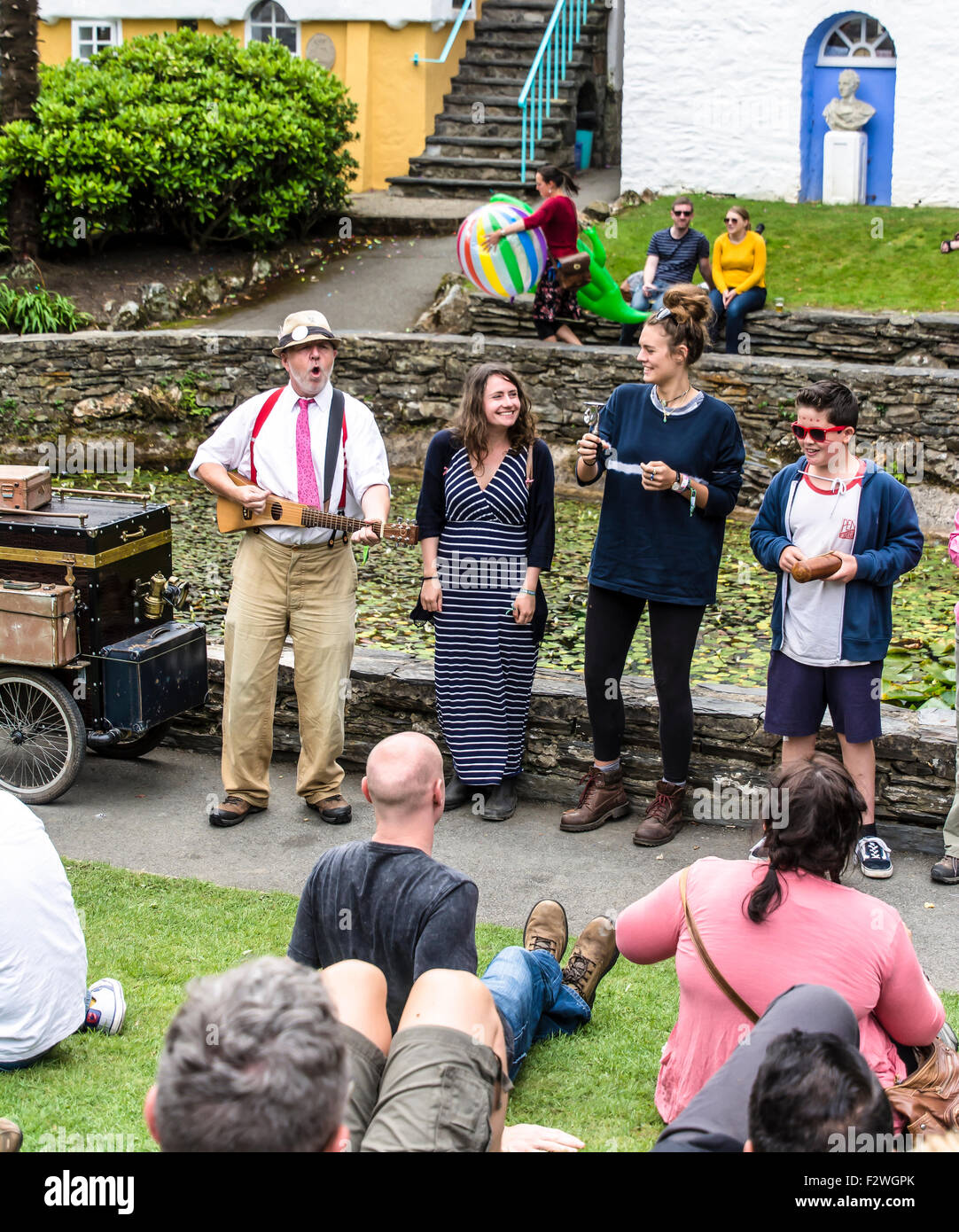 Festival No 6 Music Festival In Portmeirion Village Gwynedd Wales Uk
