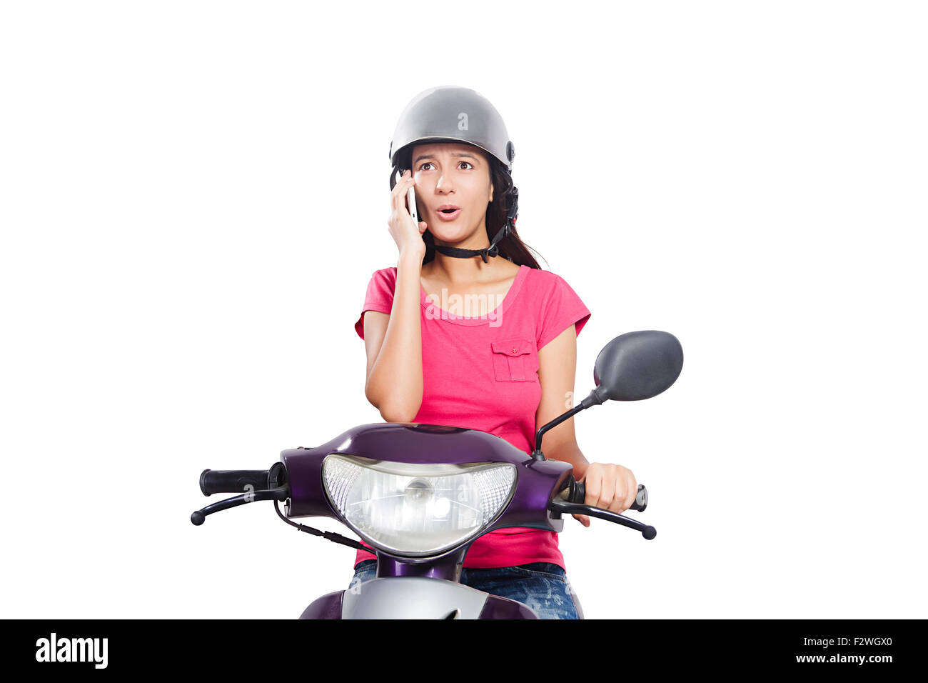 1 indian Young Woman Scooty Riding Talking Mobile Phone Shocking Stock ... 1 indian Young Woman Scooty Riding Talking Mobile Phone Shocking Stock ...