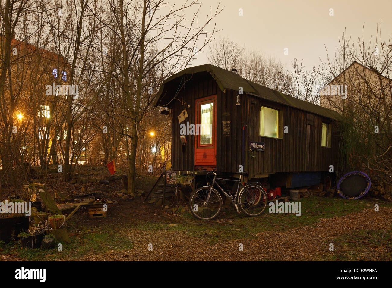 10.02.2015, Berlin, Berlin, Germany - Converted Mobile Home in ...