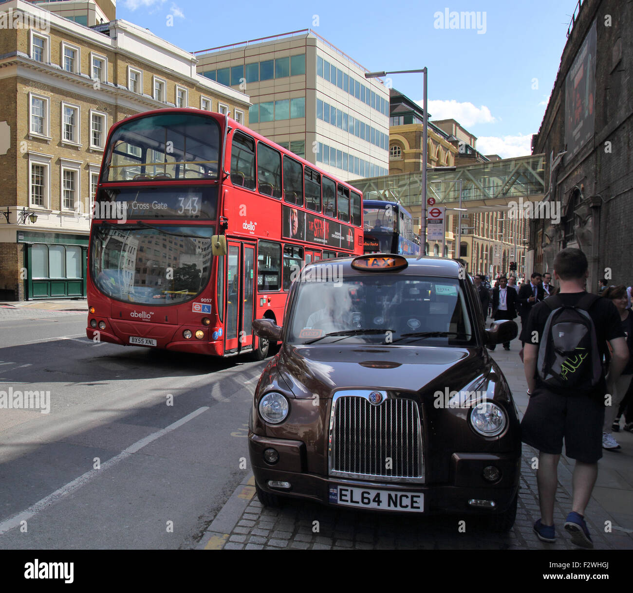 Red London Taxi High Resolution Stock Photography and Images - Alamy