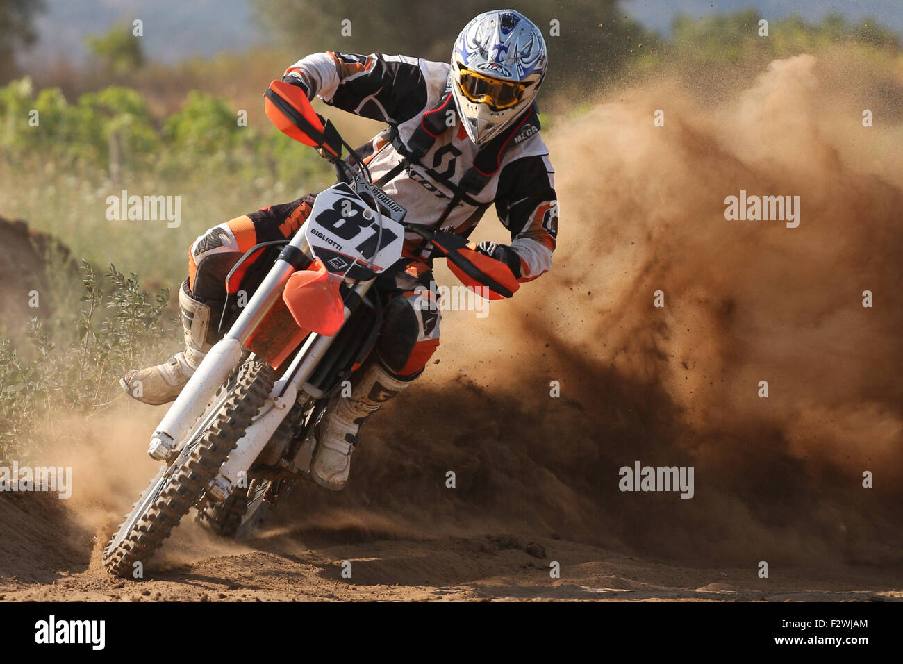 Dust motorbike hi-res stock photography and images - Alamy