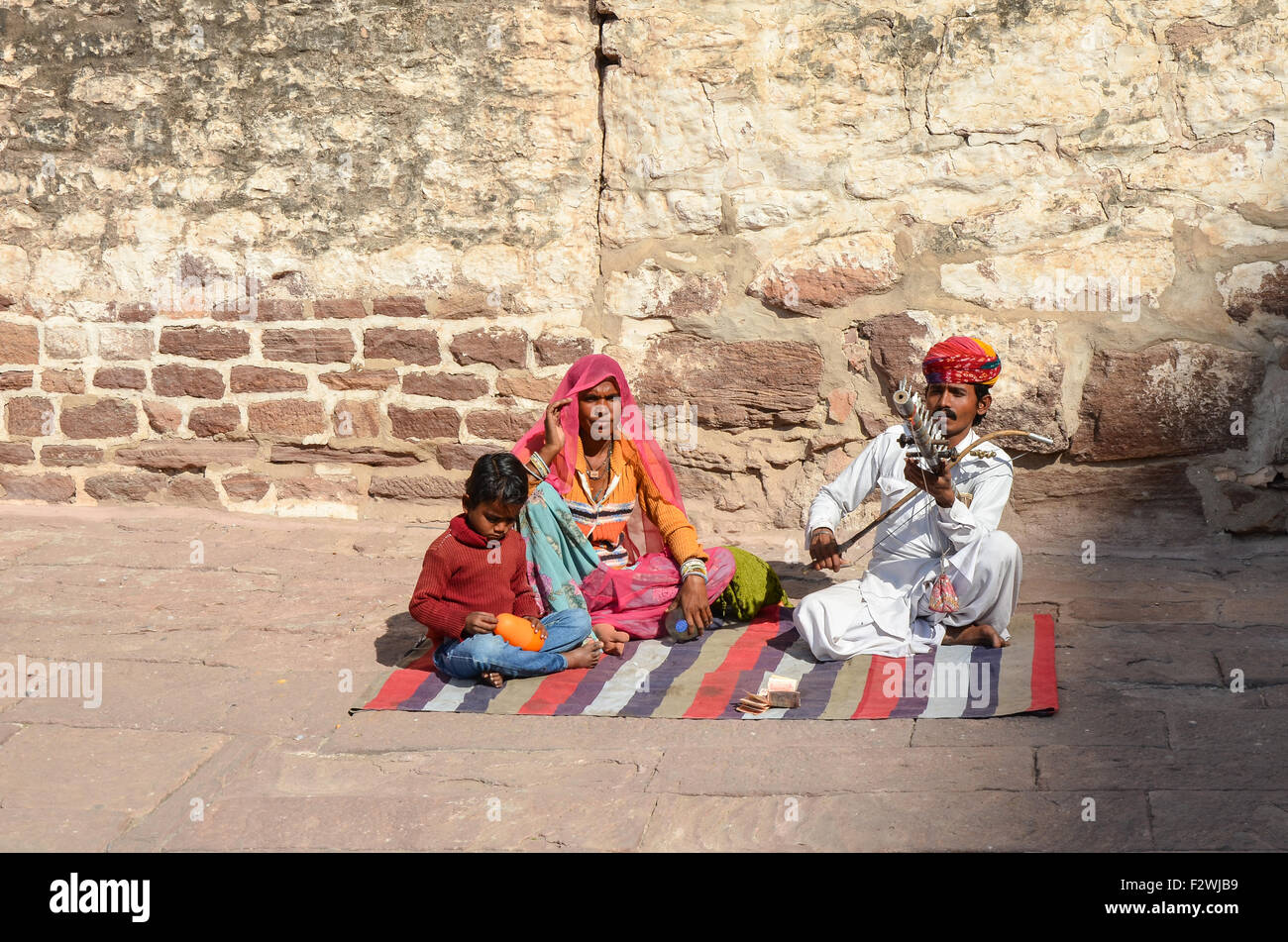Rajasthani singer hi-res stock photography and images - Alamy