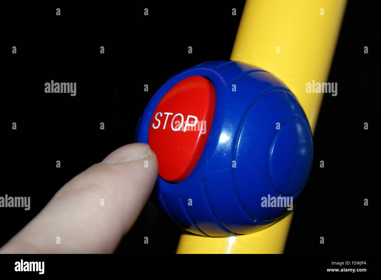 Bus red stop button hi-res stock photography and images - Alamy