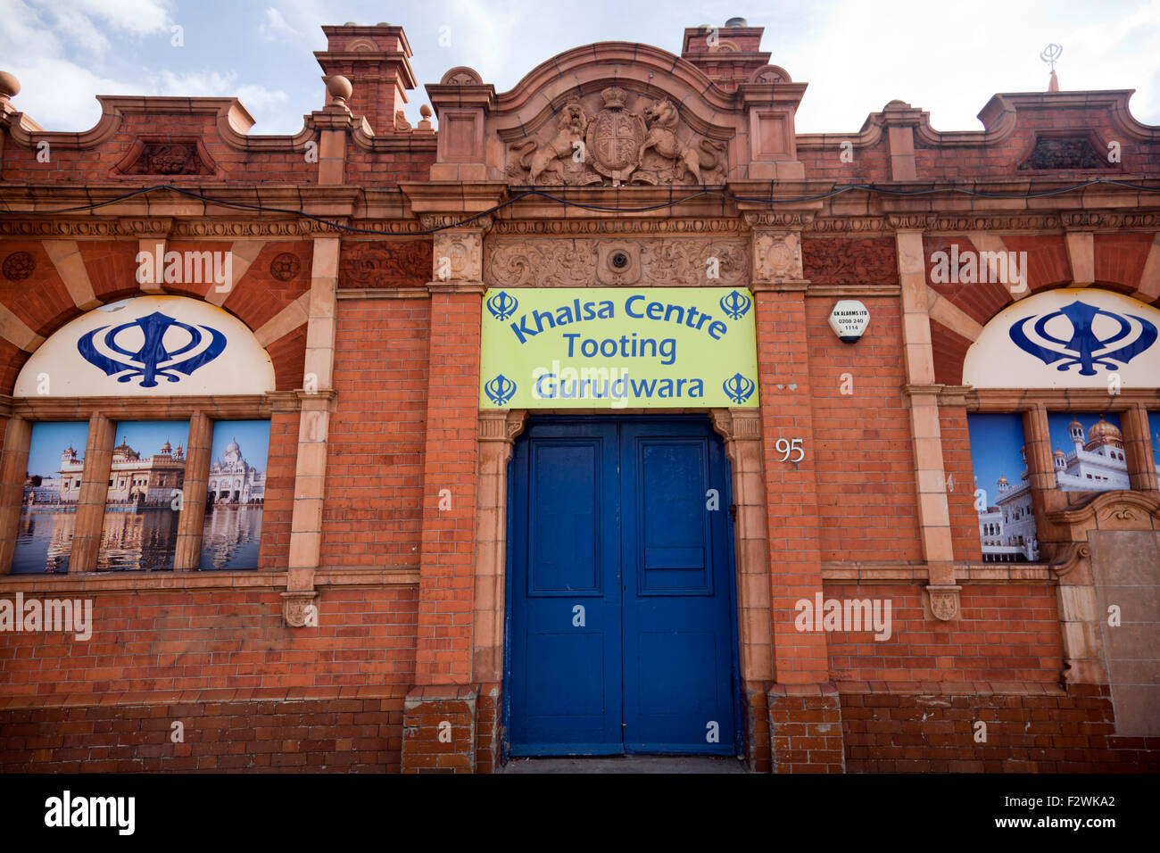 Khalsa Centre on Upper Tooting Rd in Tooting SW17 - London UK Stock ...