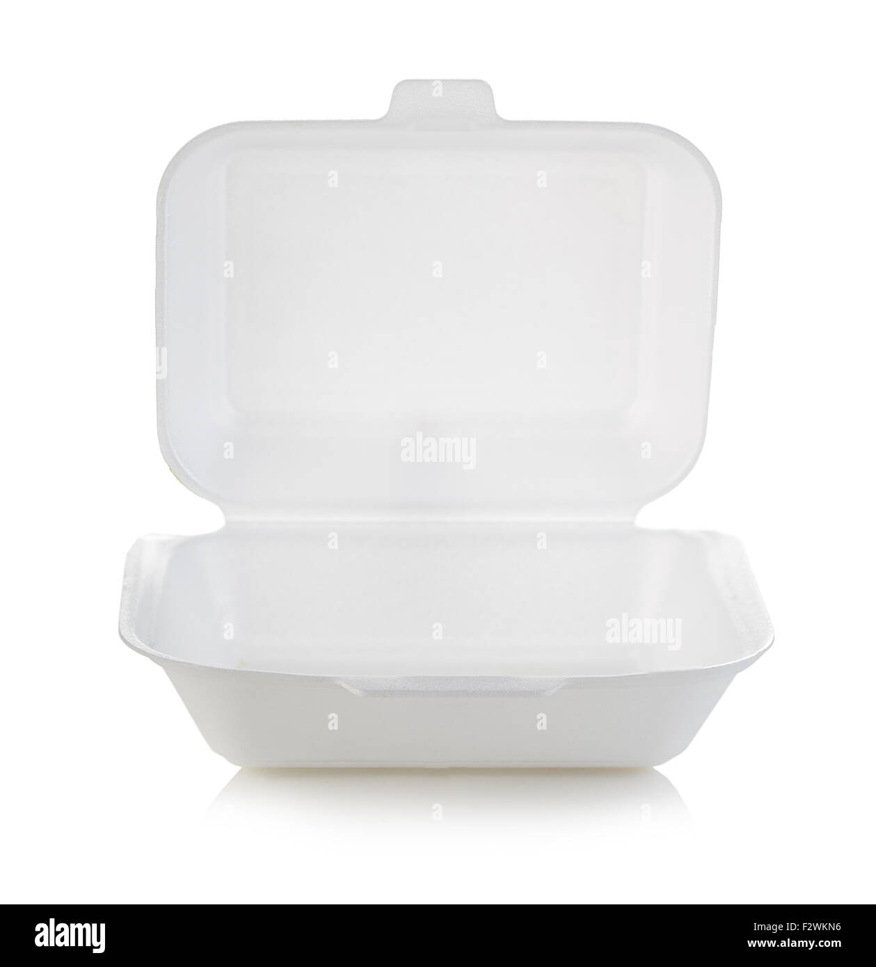 Open box white isolated Stock Photo - Alamy