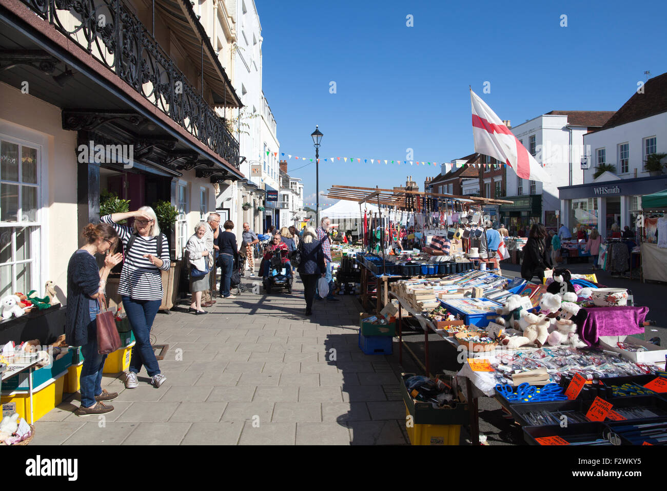 High Street, Lymington, market town, Hampshire, England, United Kingdom ...