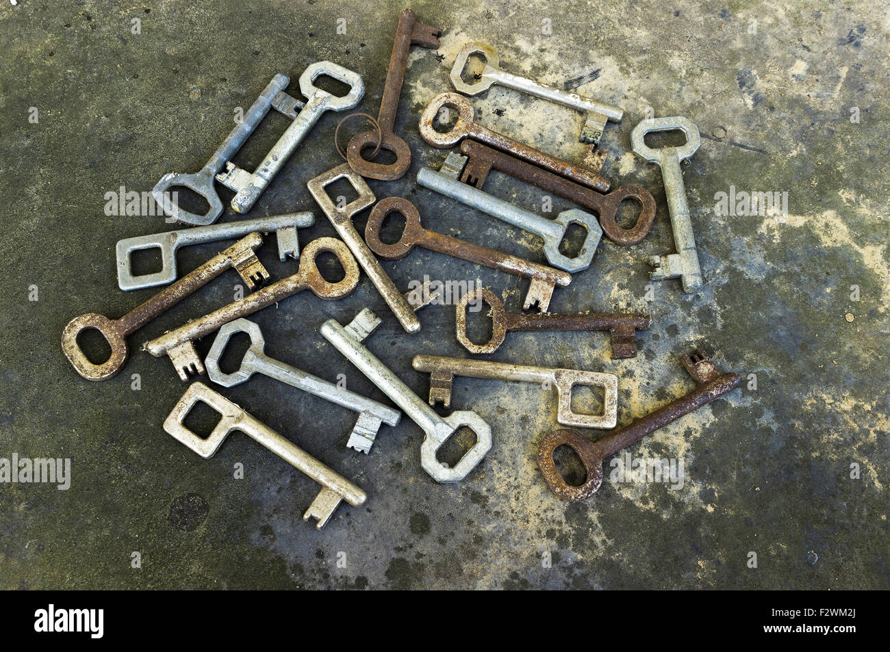 Old keys collection Stock Photo - Alamy