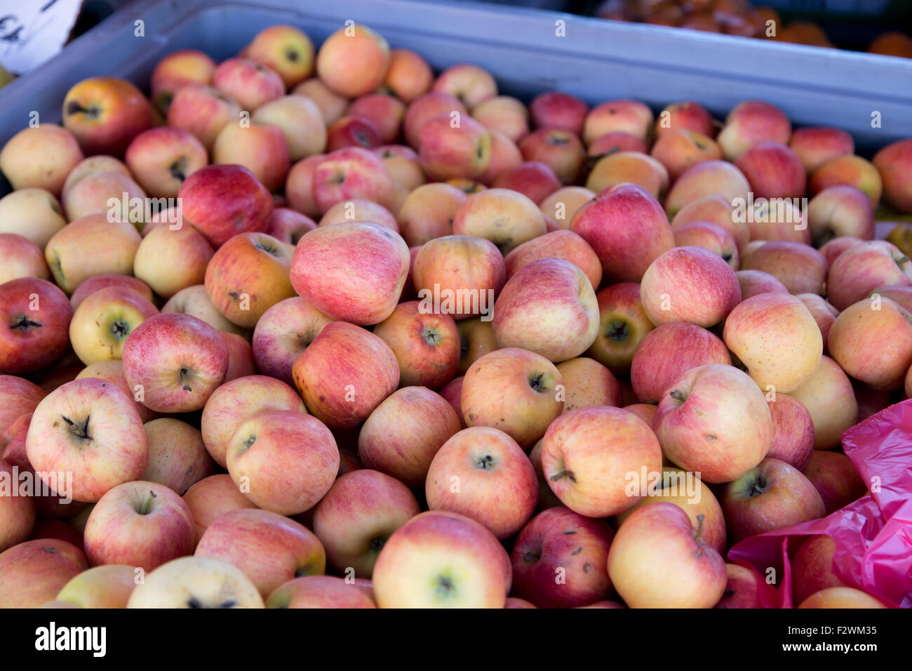 organic apples from fruit shop Stock Photo - Alamy