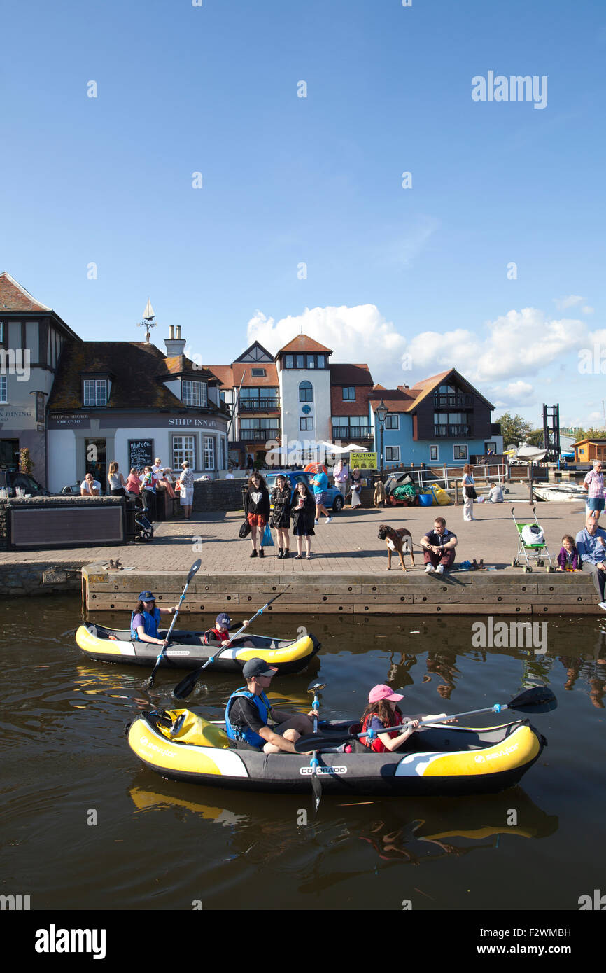 Lymington Quay, Lymington, market town, Hampshire, England, United ...