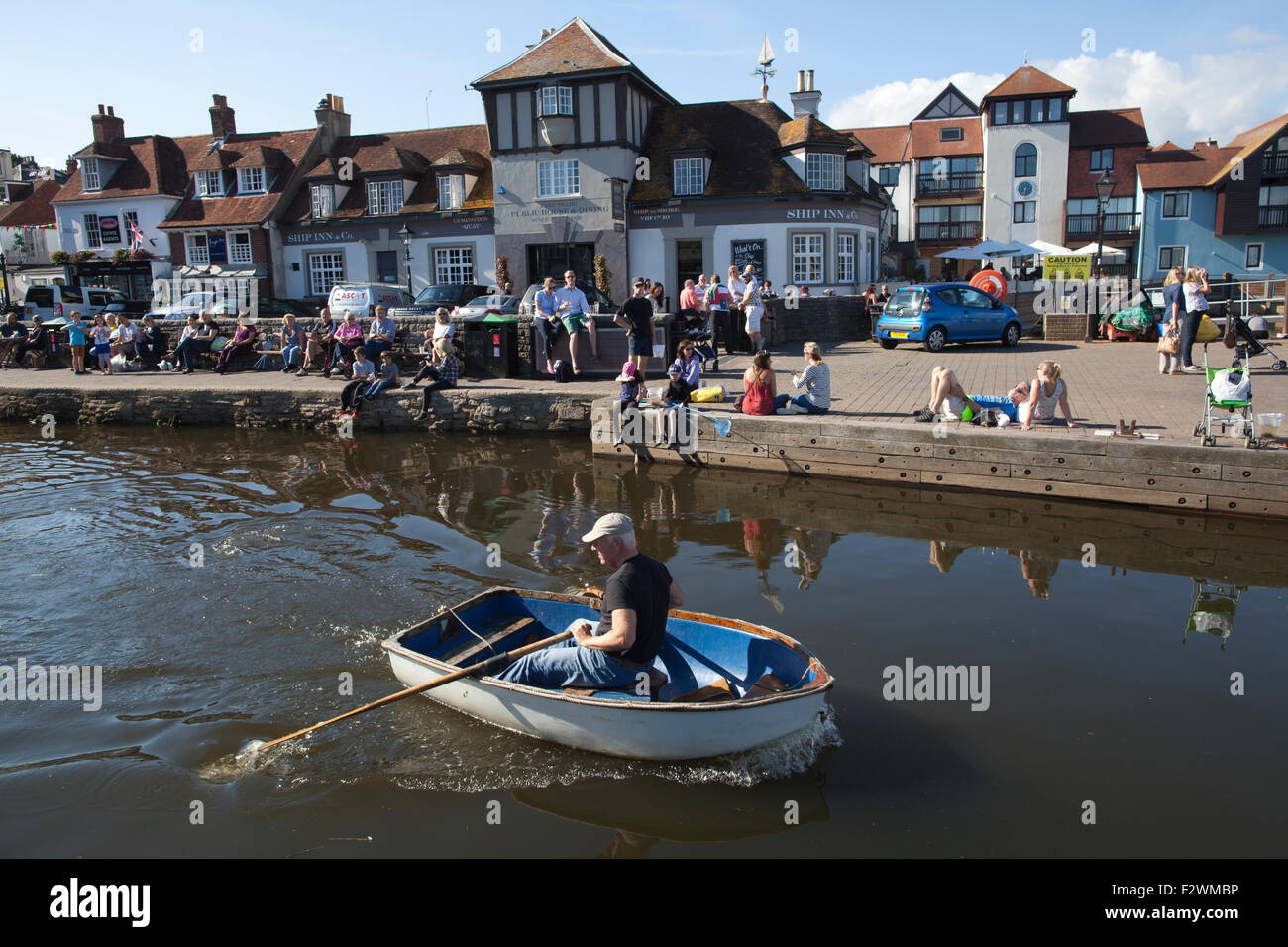 Lymington Quay, Lymington, market town, Hampshire, England, United ...