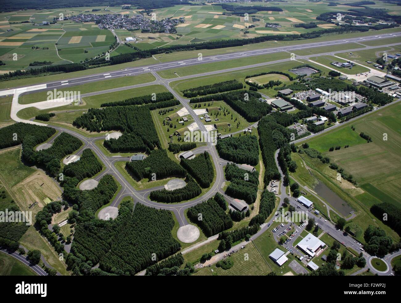 Buechel, Germany. 26th June, 2008. FILE - An aerial view of the airbase ...