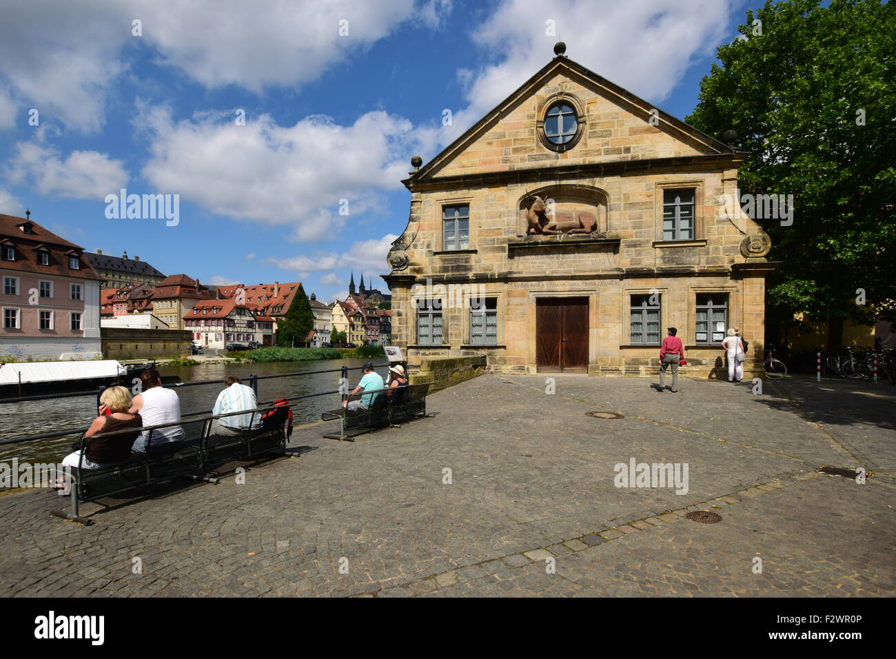 Bamberg (German pronunciation: [ˈbambɛɐ̯k]) is a town in Bavaria ...