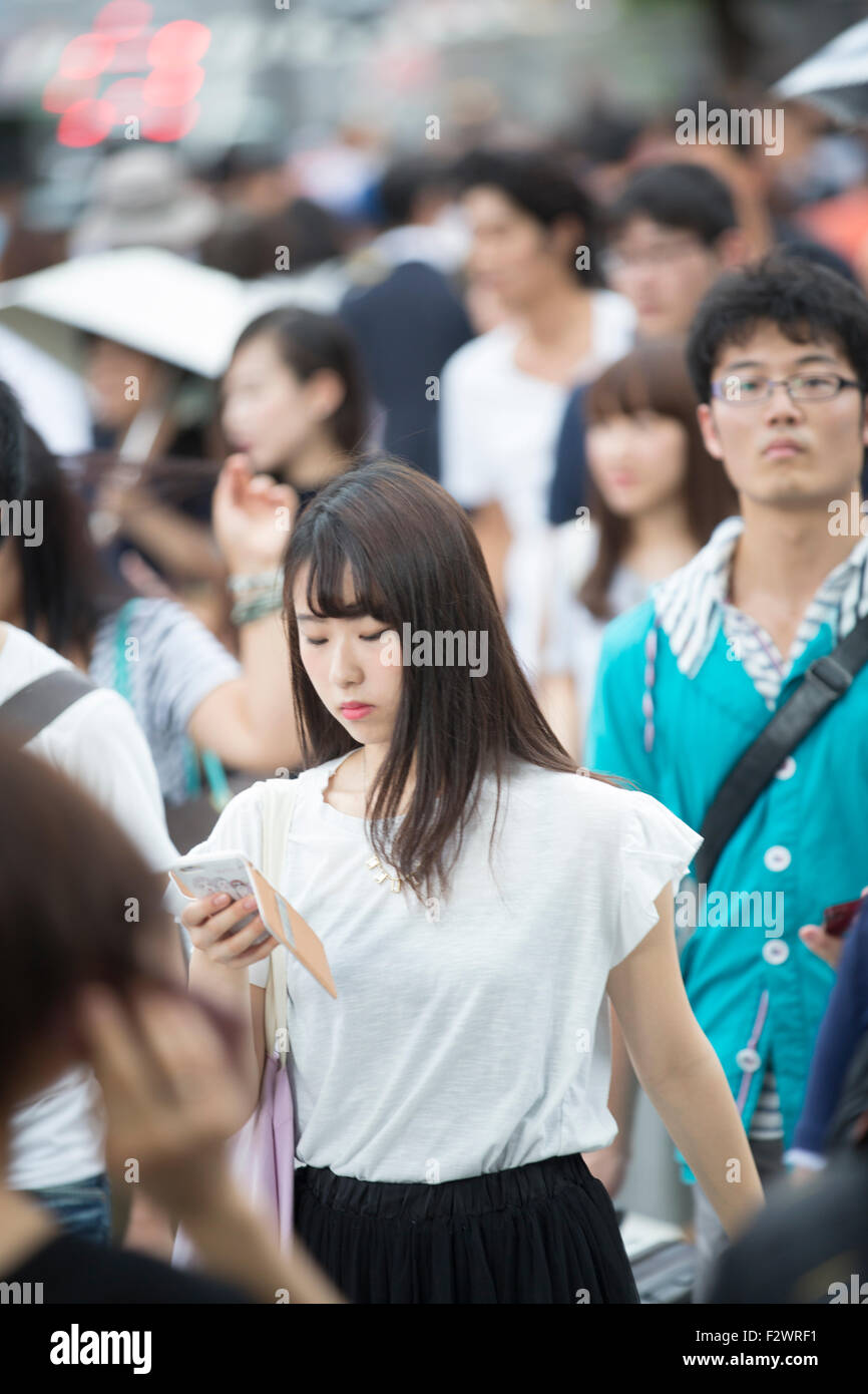 Japanese cities, people, landscape Stock Photo - Alamy