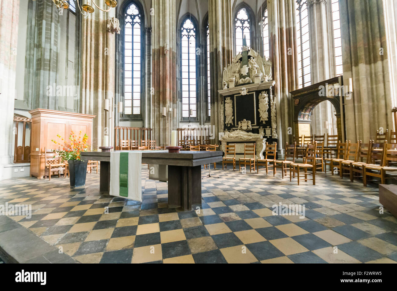 Inside St. Martin's Cathedral, Utrecht, Netherlands Stock Photo - Alamy