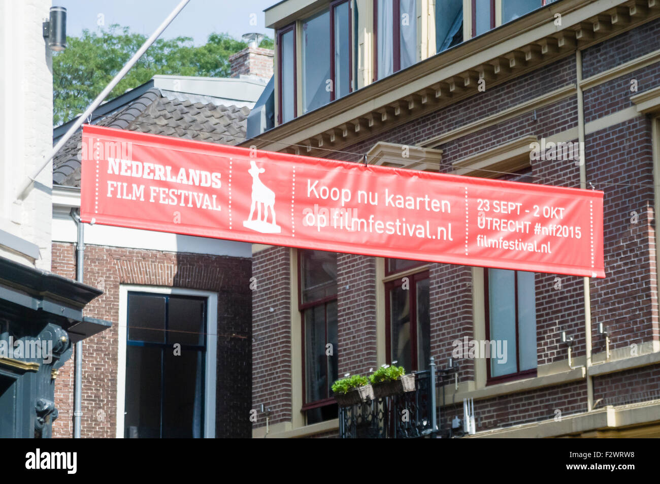 Sign for the Netherlands Film Festival in Utrecht Stock Photo - Alamy