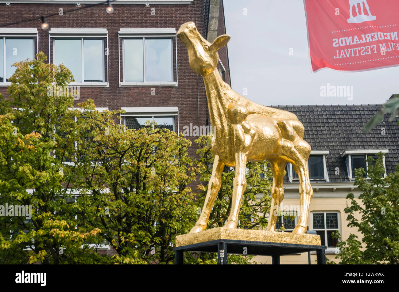 Golden cow logo for the Netherlands Film Festival, Utrecht, Holland ...