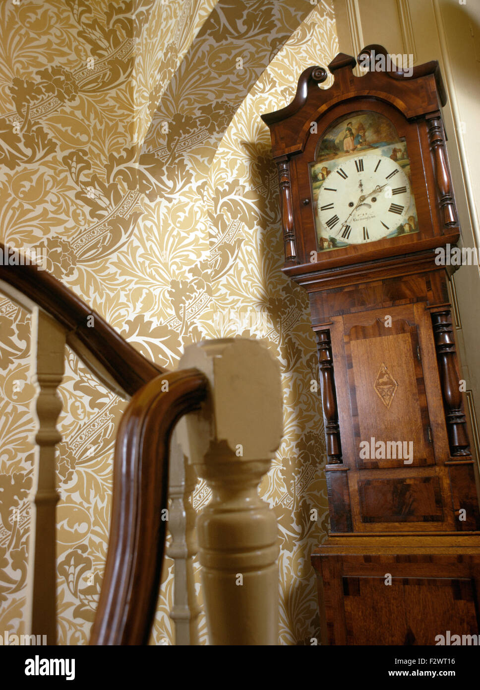 Antique Grandfather Clock Wallpaper