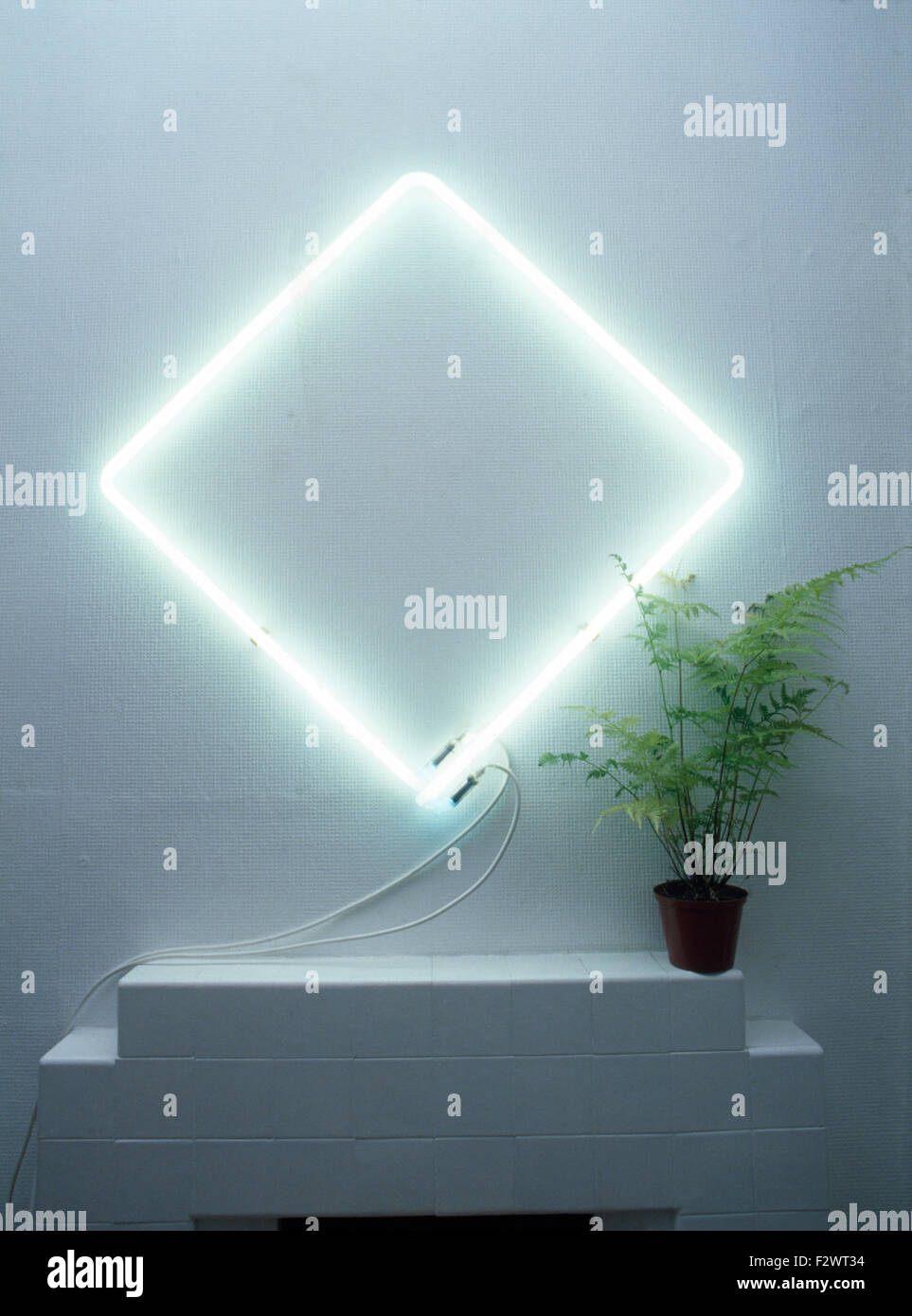 White and neon hi-res stock photography and images - Alamy