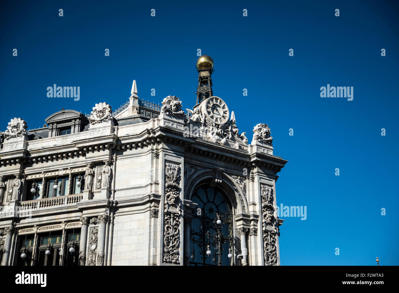 Bank of Spain Building Stock Photo - Alamy