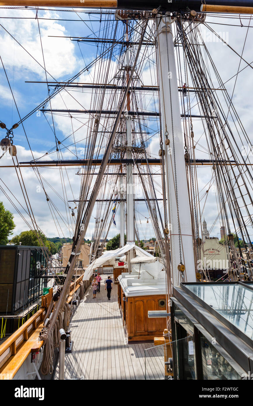 The deck of the Cutty Sark, Greenwich, London, England, UK Stock Photo ...