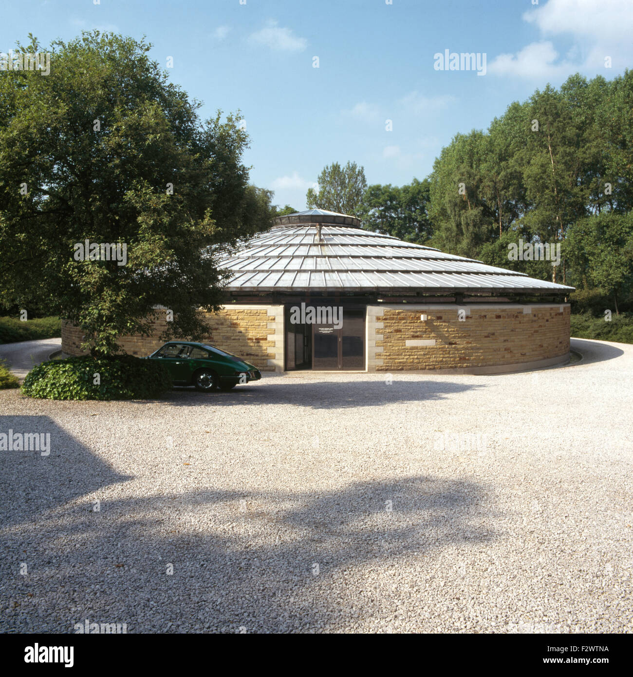 Exterior of The Round Building, designed by Michael Hopkins for David ...