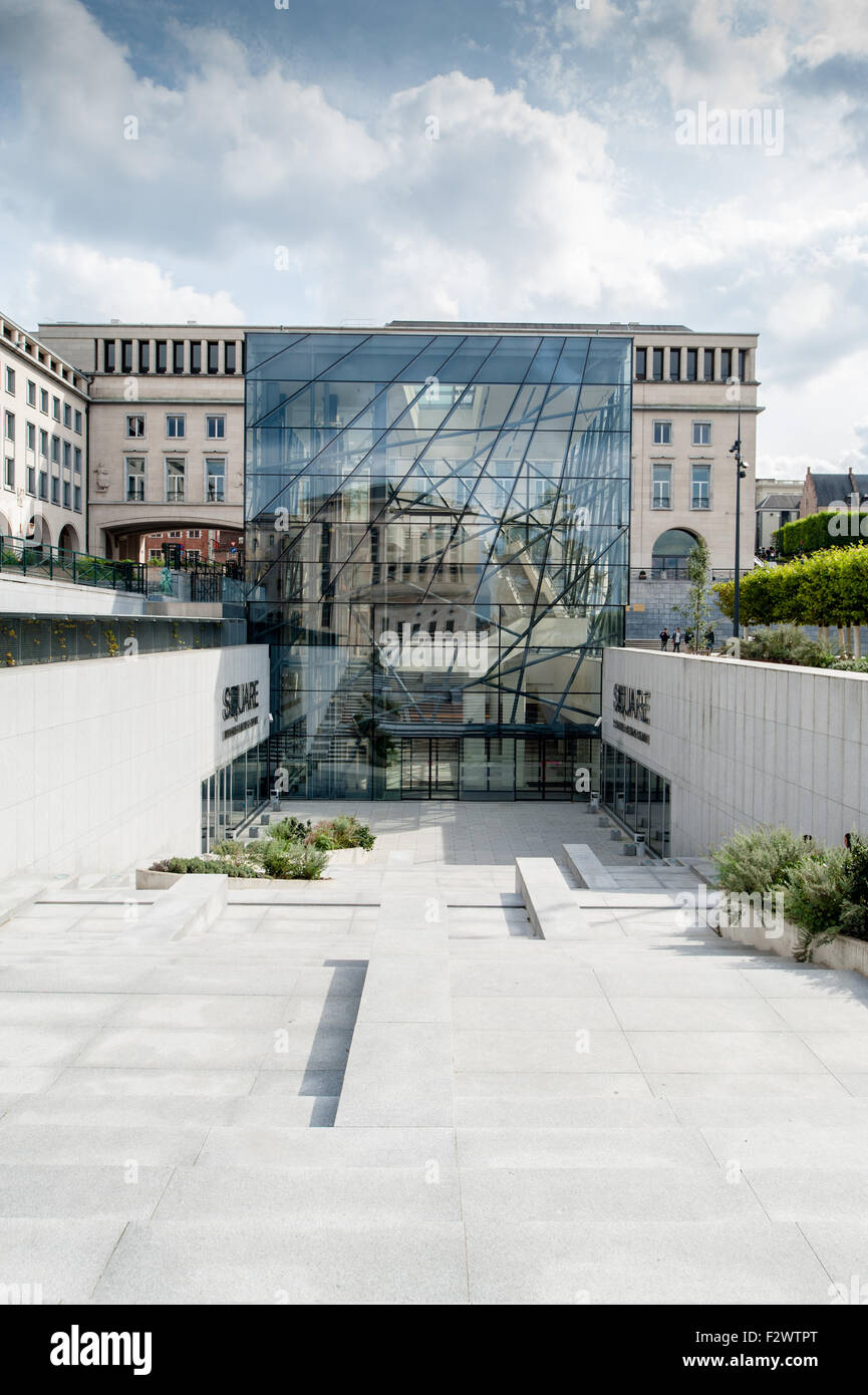 Belgium, Brussels, Square – Brussels Meeting Centre Stock Photo - Alamy