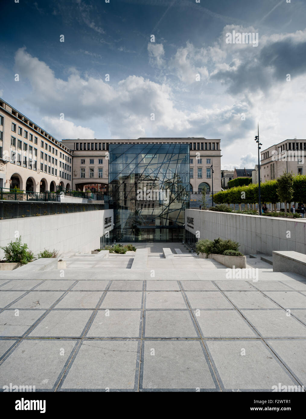 Belgium, Brussels, Square – Brussels Meeting Centre Stock Photo - Alamy