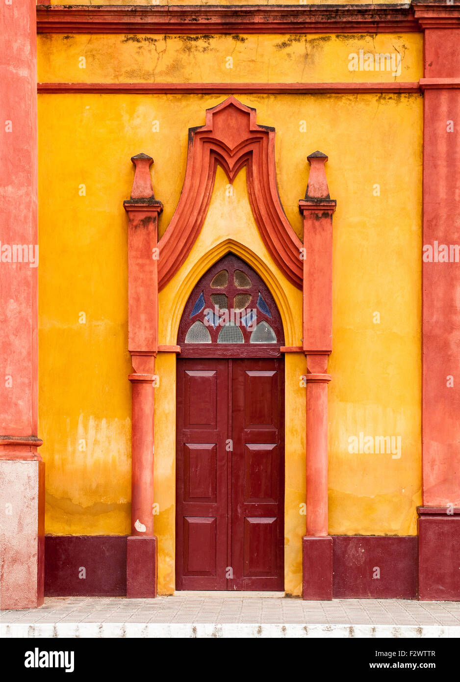 Doors for Church side entrance in the style Baroque Stock Photo - Alamy