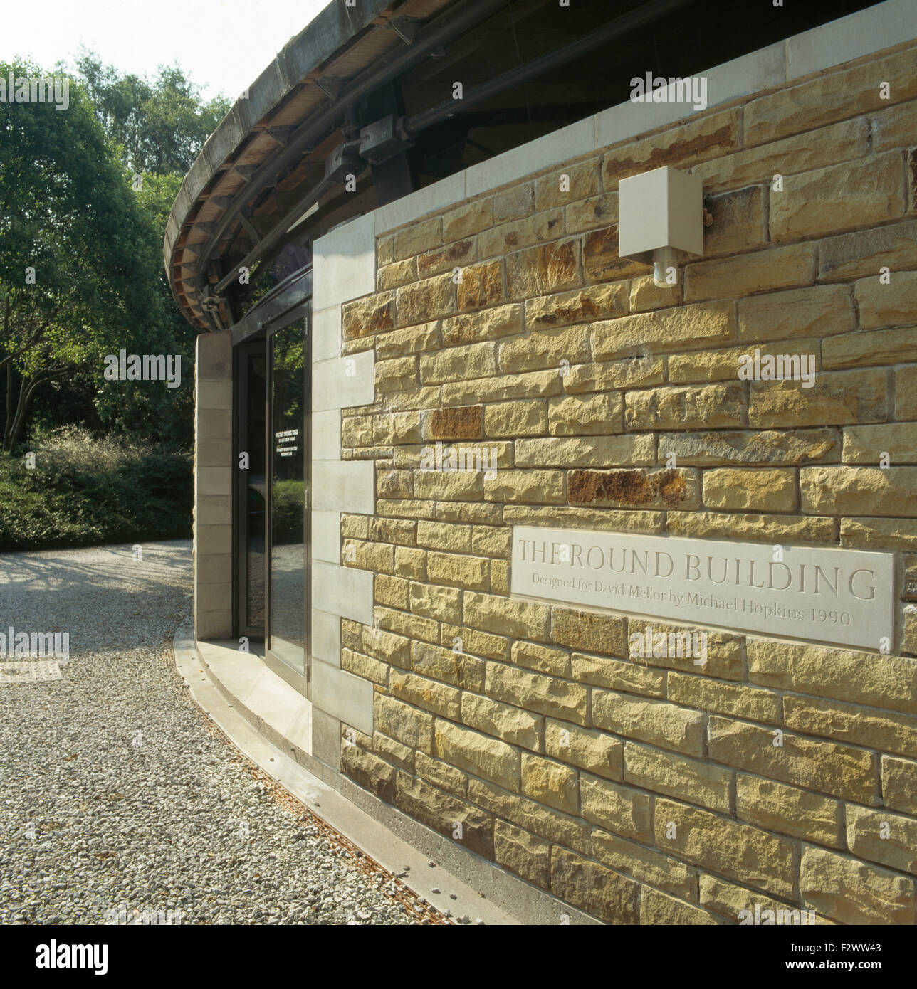 Exterior of The Round Building, designed by Michael Hopkins for David ...
