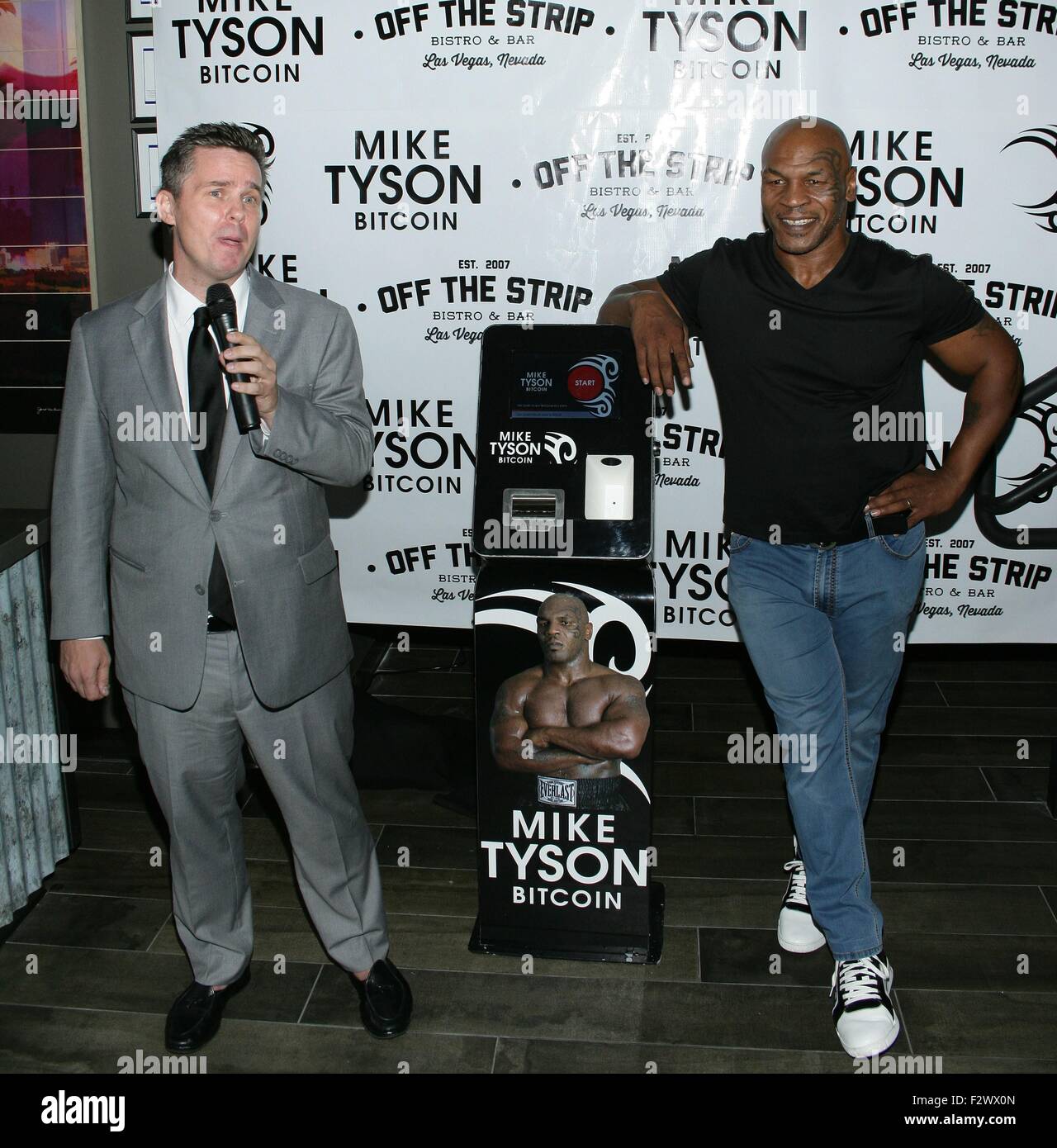 Peter Klamka, Mike Tyson at a public appearance for World's First ...