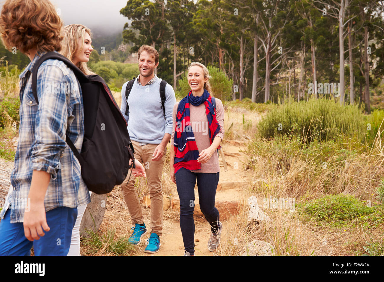 Mother and daughter looking out forest hi-res stock photography and ...